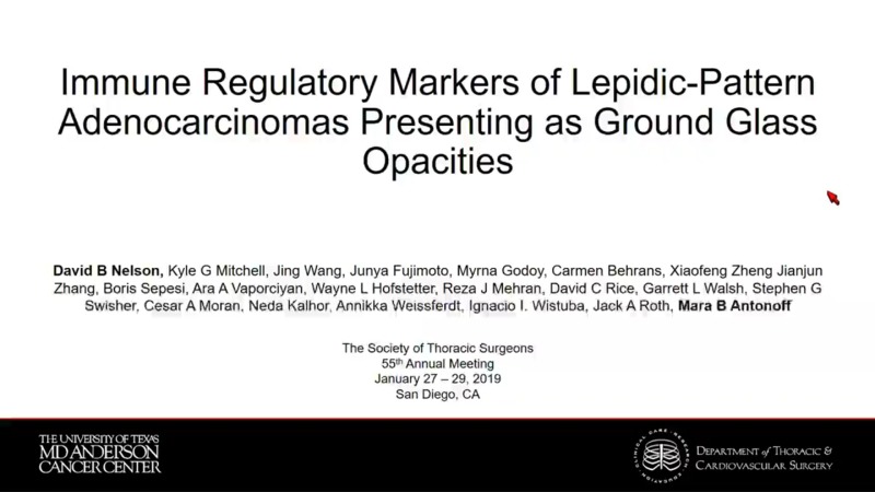 Immune Regulatory Markers of Lepidic-Pattern Adenocarcinomas Presenting ...