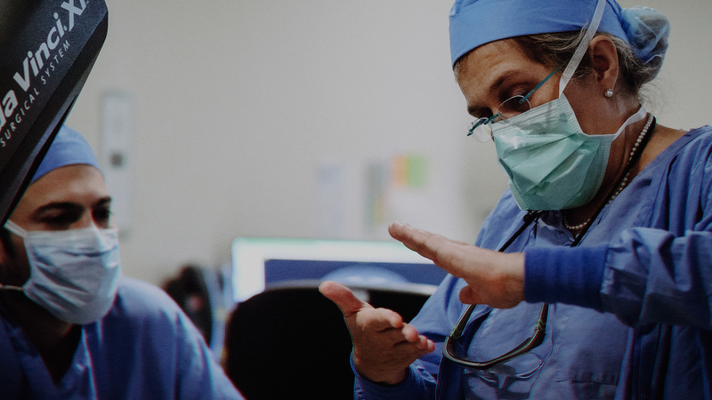 Robotic Gastric Wedge Resection