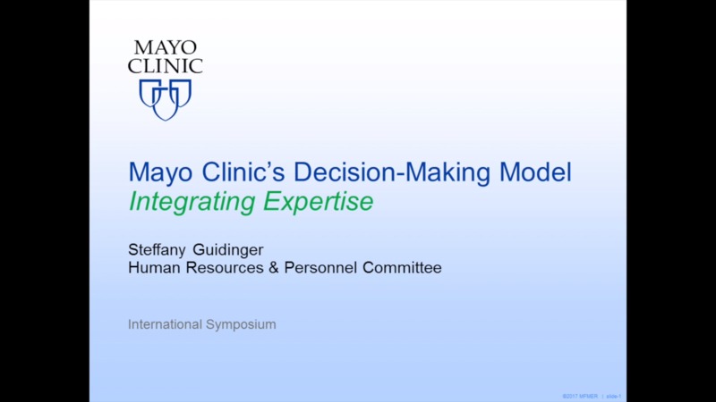 International Symposium: Mayo Clinic Model of Care
