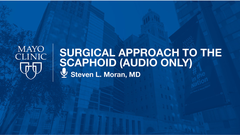 Surgical Approach to the Scaphoid