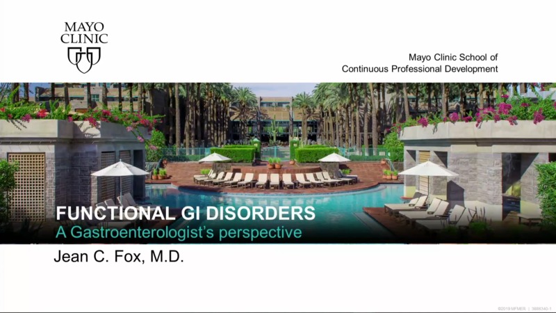 Functional GI Disorders: Gastroenterologist's Perspective