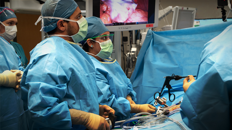 Laparoscopic Cortical-Sparing Left Adrenalectomy