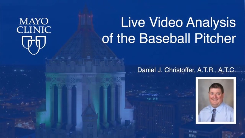 Live Video Analysis of the Baseball Pitcher