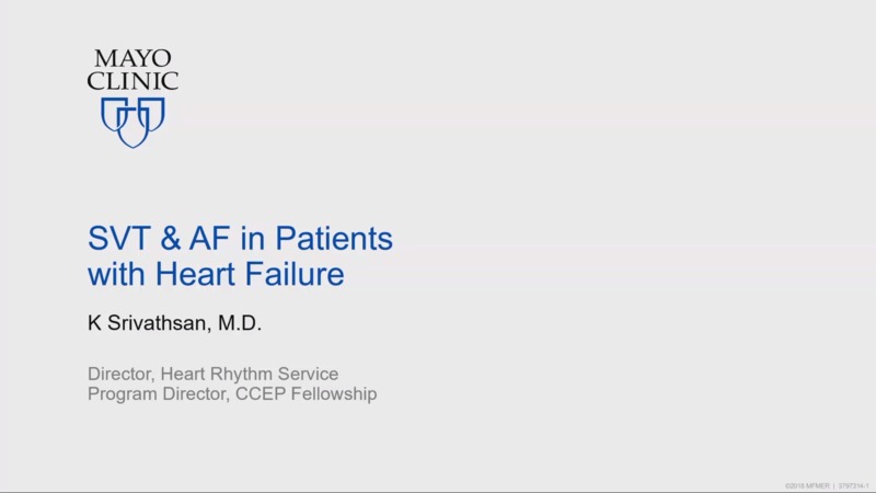 Supraventricular Tachycardia (SVT) & Atrial Fibrillation in Patients ...