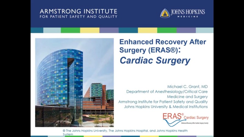 Enhanced Recovery After Surgery (ERAS): Cardiac Model