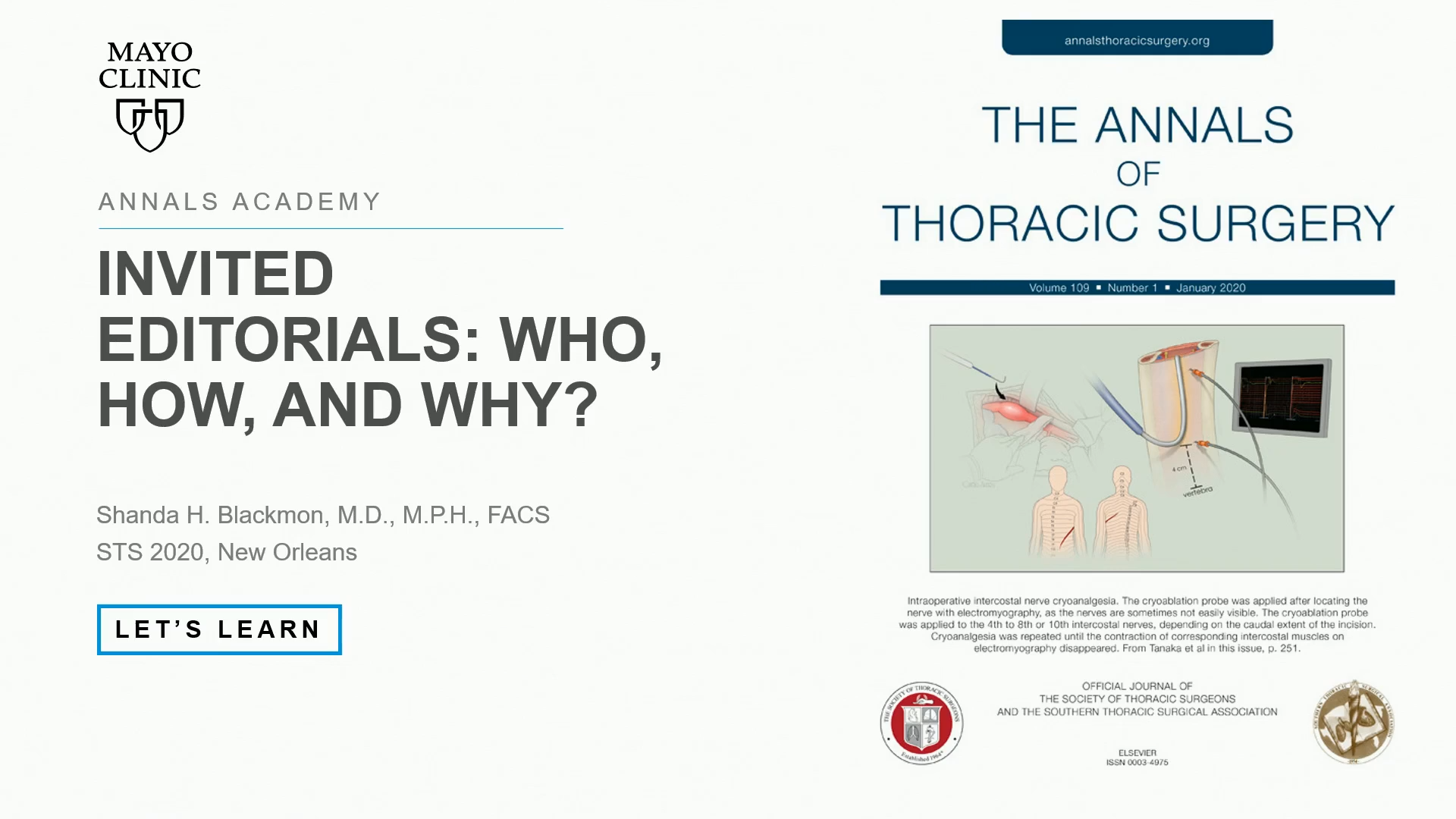 Invited Editorials: Who, How, and Why?