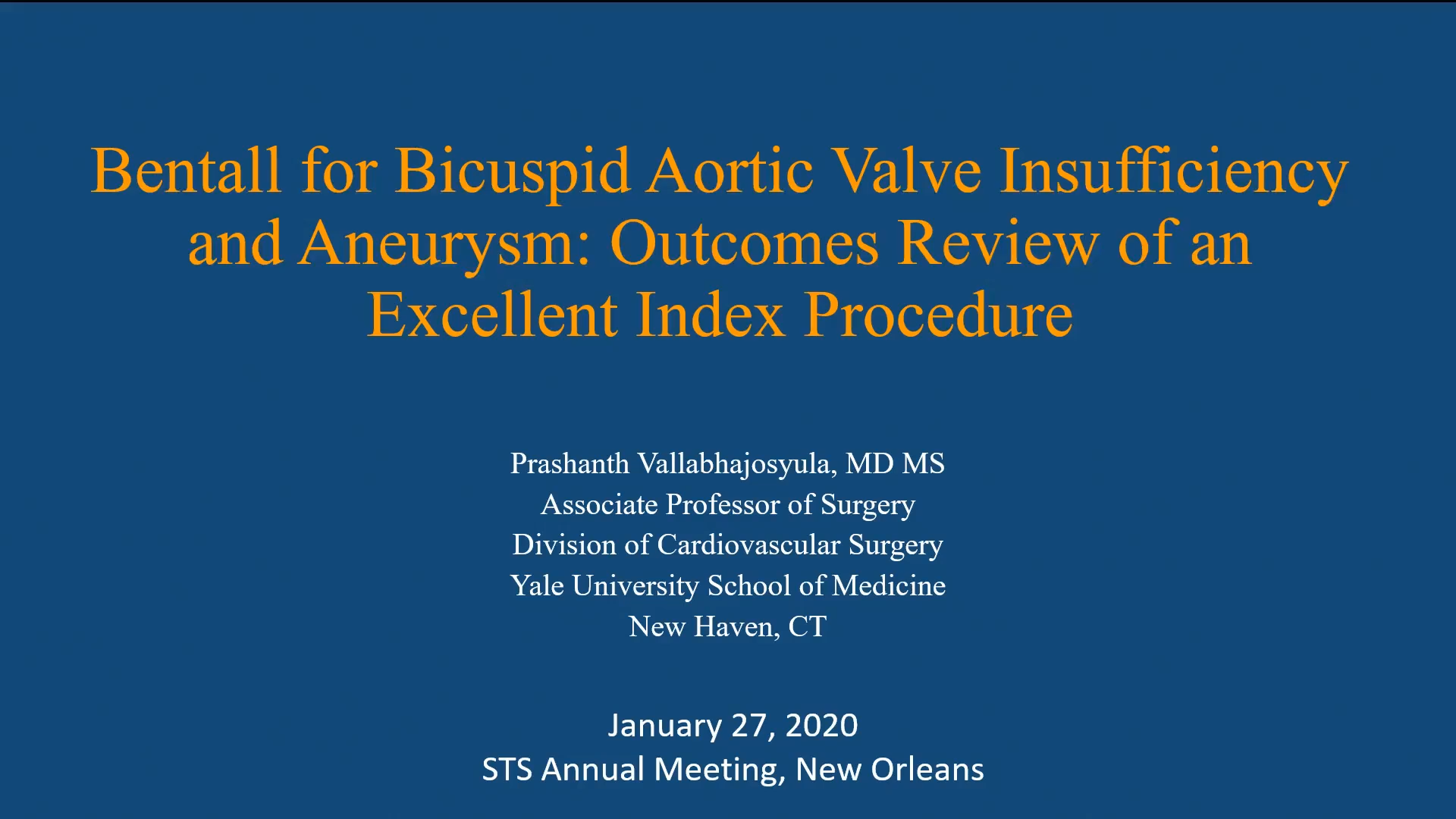 Bentall for Bicuspid Aortic Valve AI and Aneurysm: Outcomes Review of ...